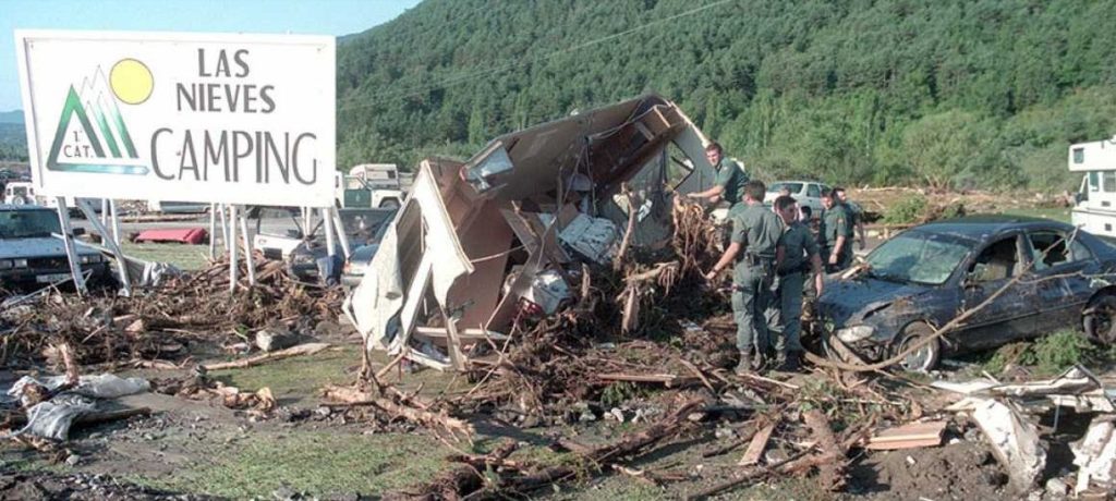 La riada del Camping de Biescas